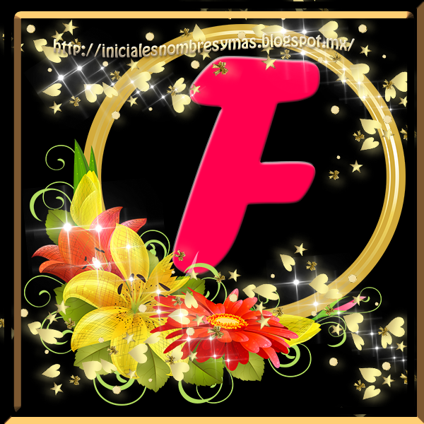 FRASES Y REFLEXIONES DEL ALMA: Bellos diseños de iniciales F