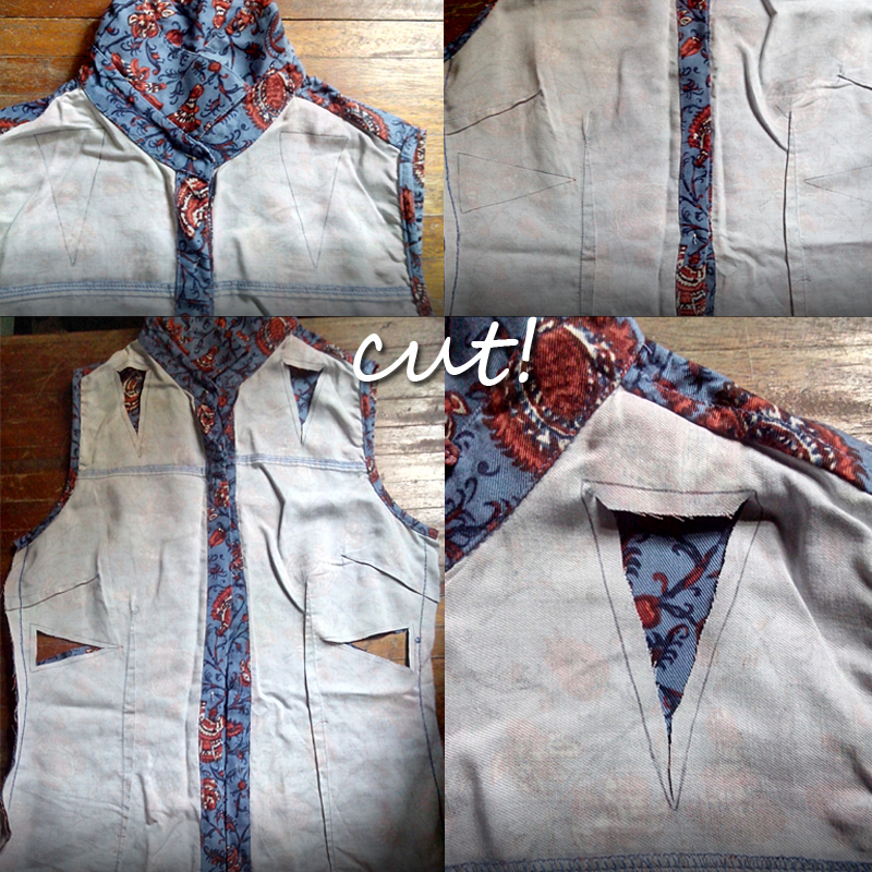 DIY TUTORIALS: BUTTON DOWN CUT-OUT