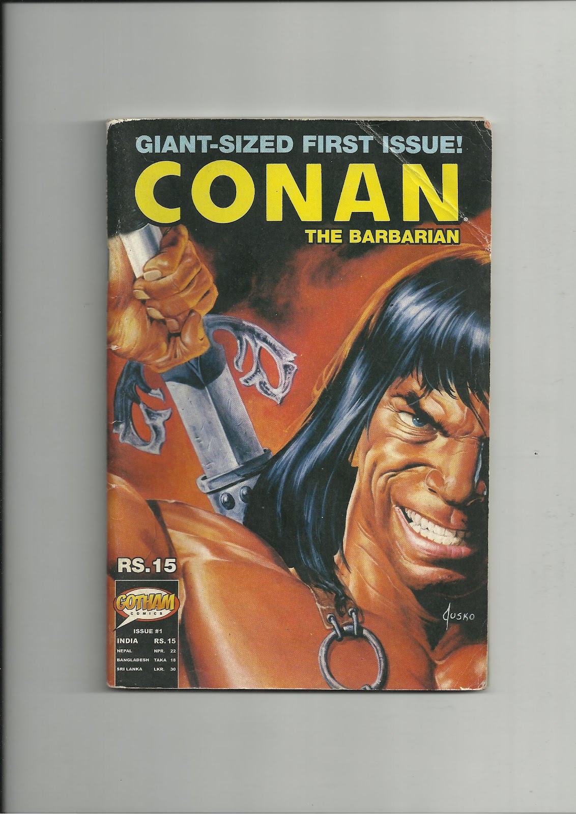 doctor who loved comics: GOTHAM COMICS---- CONAN