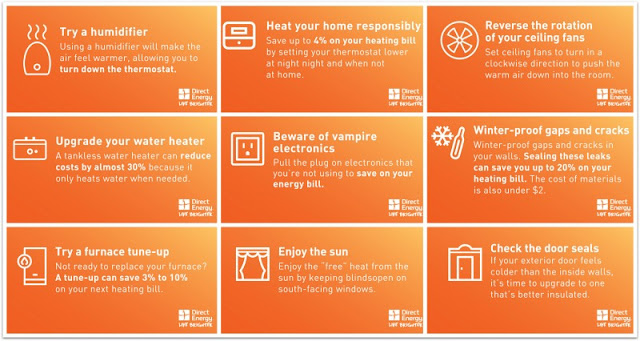 Aim to Use Less This Winter, with Energy Saving Tips from Direct Energy