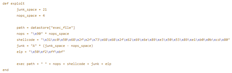 Módulo De Metasploit Para Poc Stack Buffer Overflow ~ Security By Default