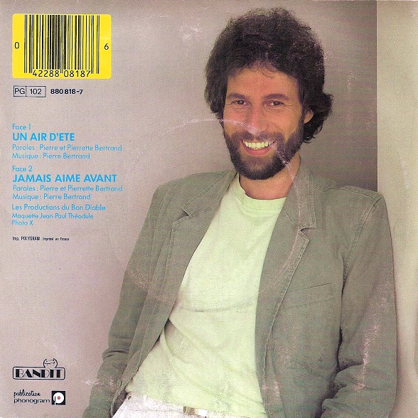 les sensass sillons: Pierre Bertrand - 45t (1985)