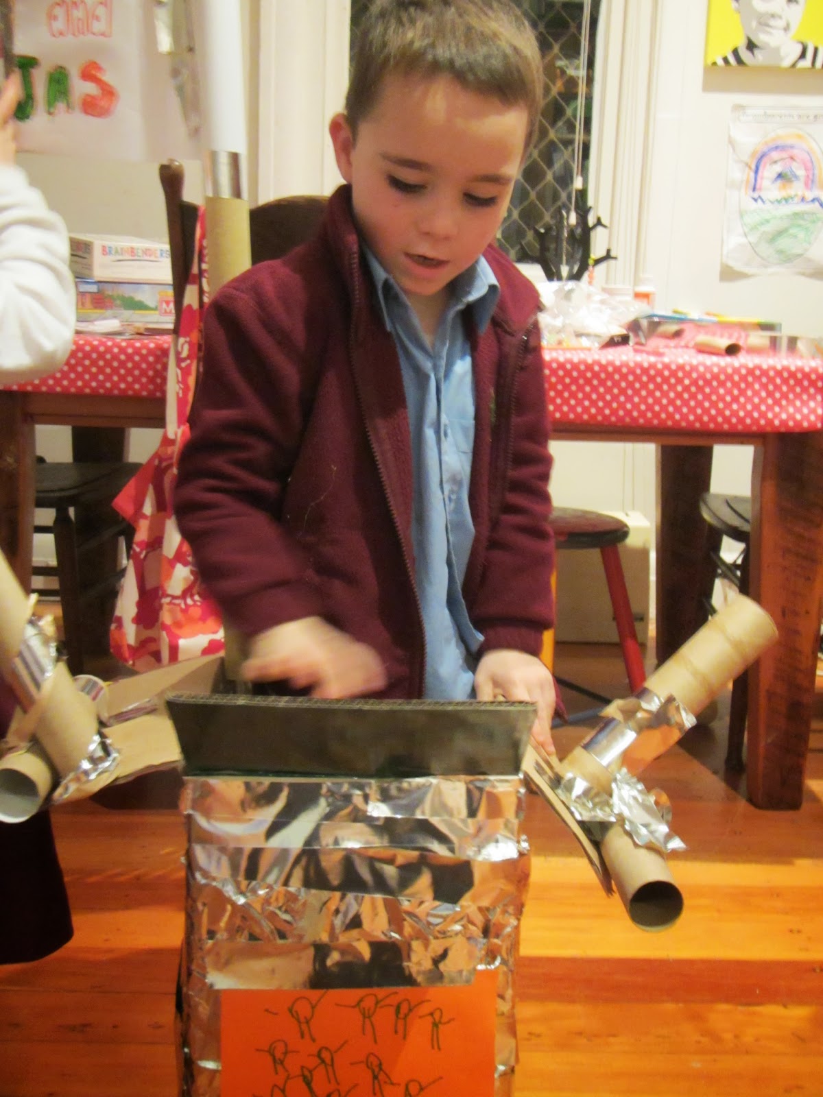 Crafty little people: Time machine