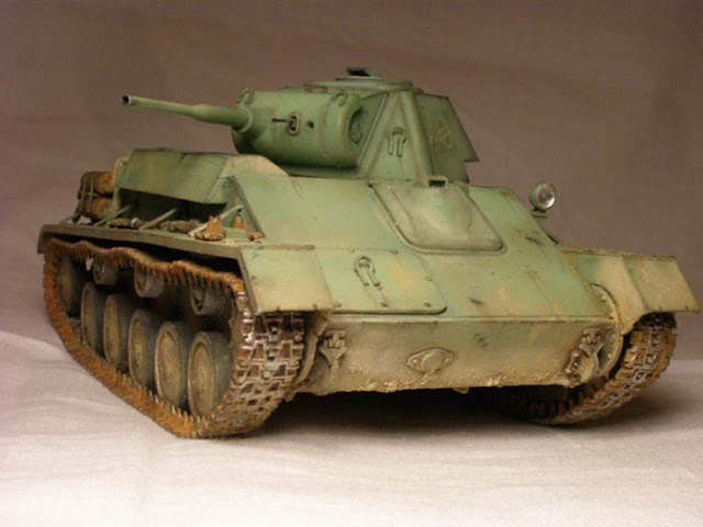 JUY's Modelling Blog: Soviet T-70 Light tank