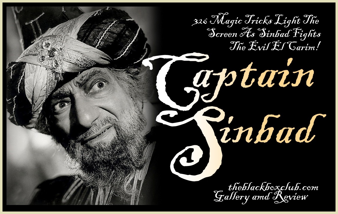 The Black Box Club: 326 MAGIC TRICKS LIGHT THE SCREEN: CAPTAIN SINBAD ...