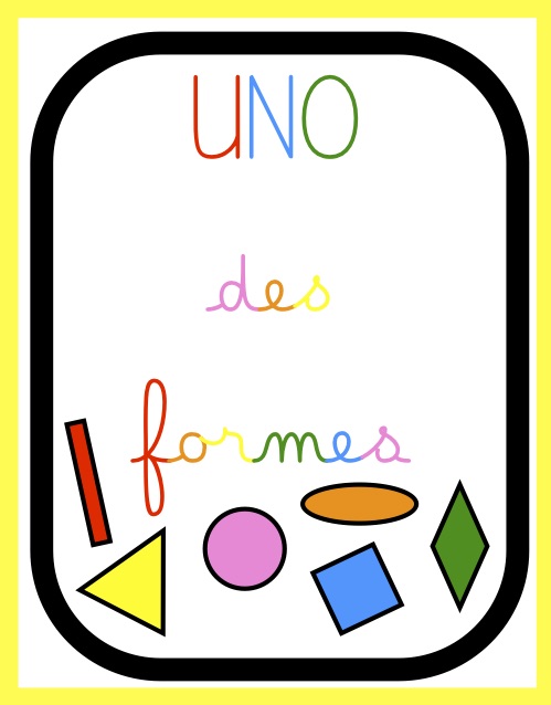 Les petits jeux de July: Jeux autour des formes géométriques