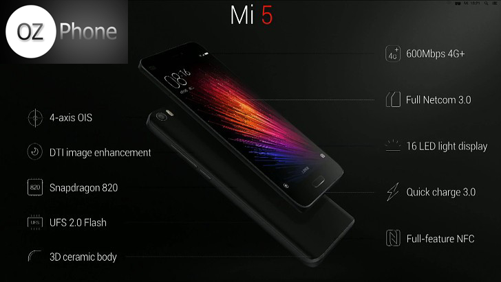 Xiaomi Mi 5 specs and price - Oz Phone