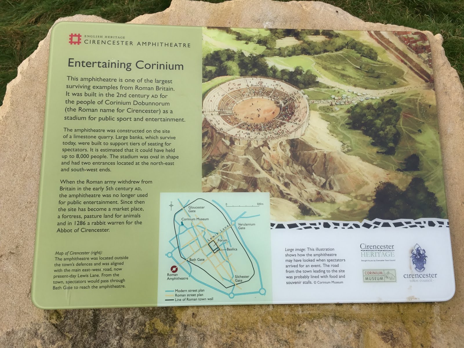 JDM's History Explorer: Cirencester - The Amphitheatre