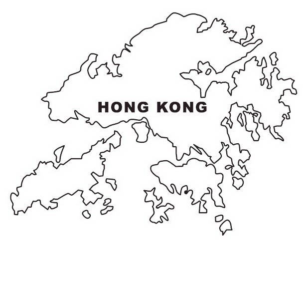 Map of Hong Kong Coloring | COLOR AREA