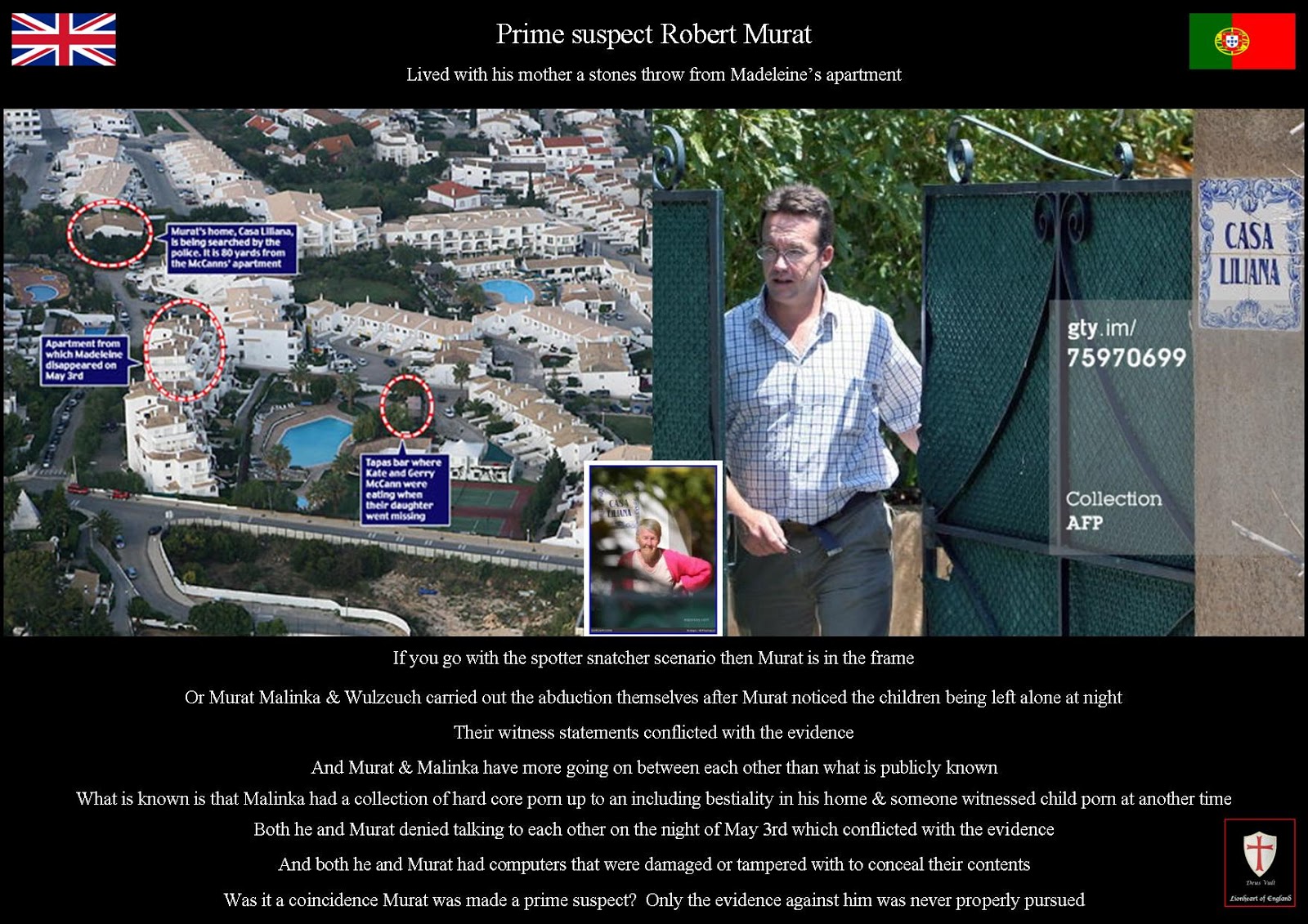 Madeleine McCann Theory: Robert Murat & Madeleine's apartment