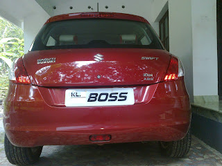 Stars And Cars: BOSS Number Plate - 8055