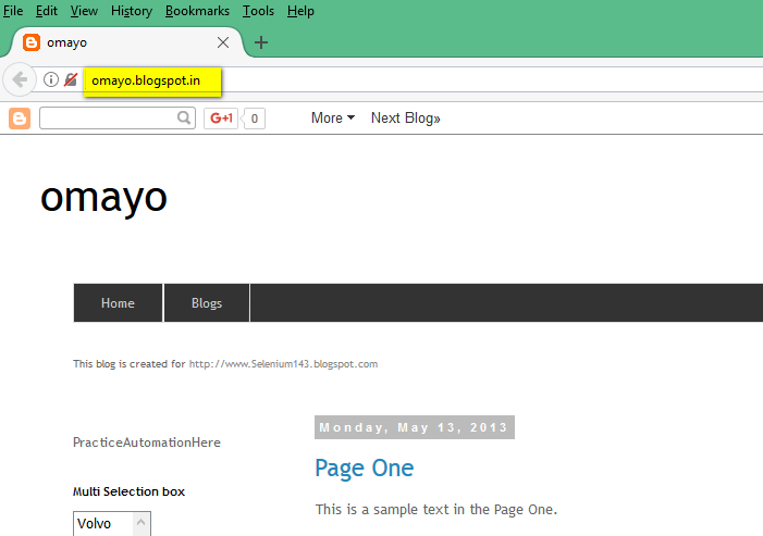 Selenium-By-Arun: NoAlertPresentException WebDriver Exception