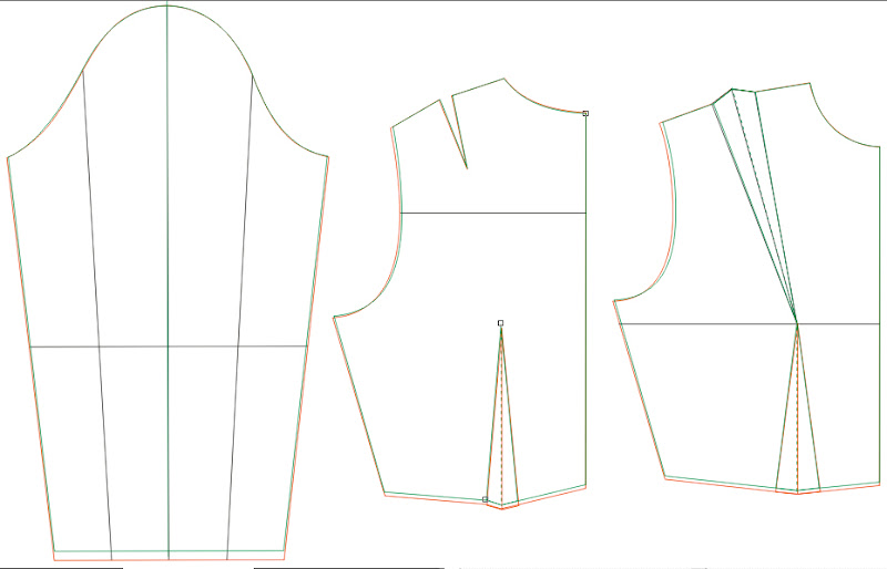 My Road To Becoming A Fashion Designer Pattern Grading Experiment For