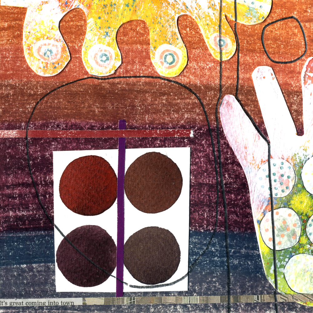 Michèle Brown Artist - The Old Cells Studio: A collage a day - Day 10