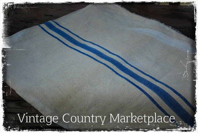 Vintage Country Style: French Inspired Grain Sack Tutorial