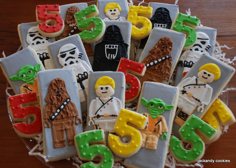 jackandy cookies: Lego Star Wars Cookies