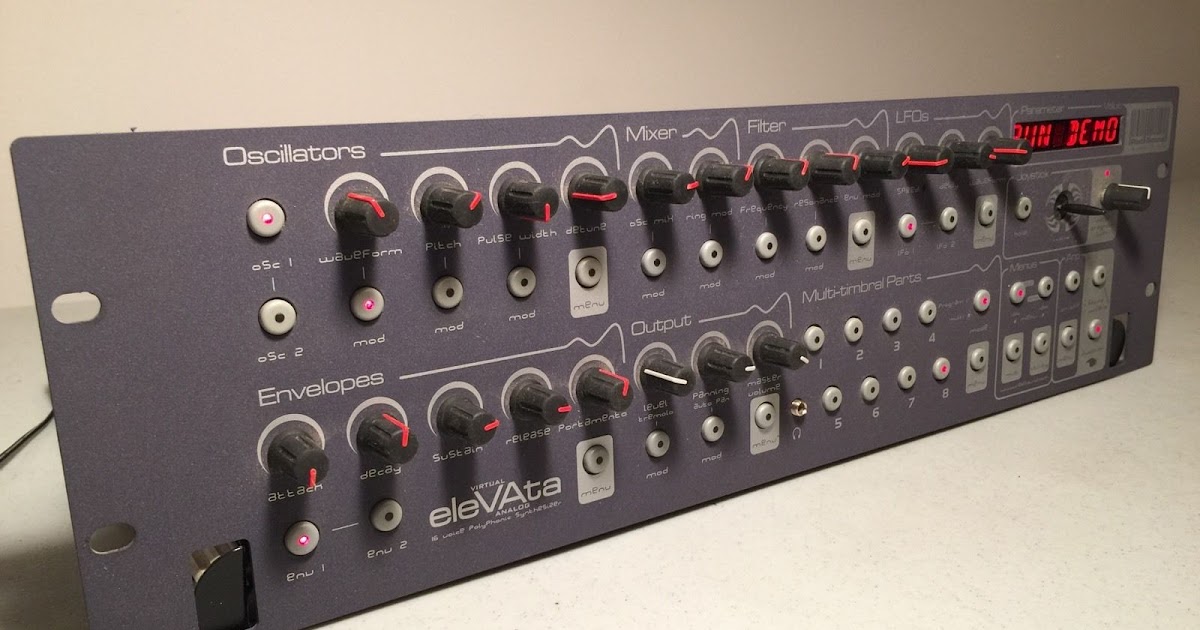 MATRIXSYNTH: Red Sound System Elevata Virtual Analog Synthesizer 16-VOICE