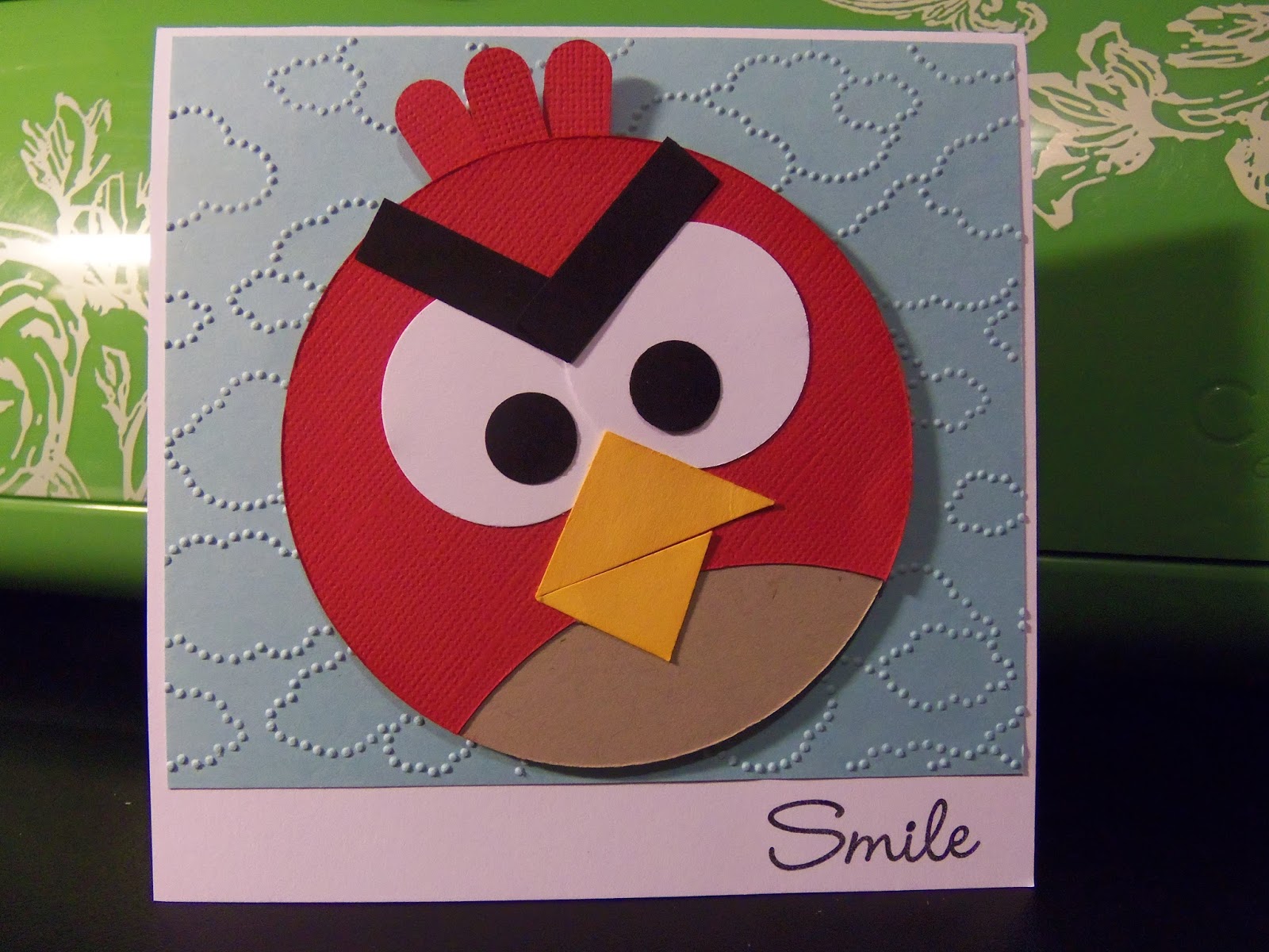 cindys-greencricut.blogspot.com: Angry Bird Card