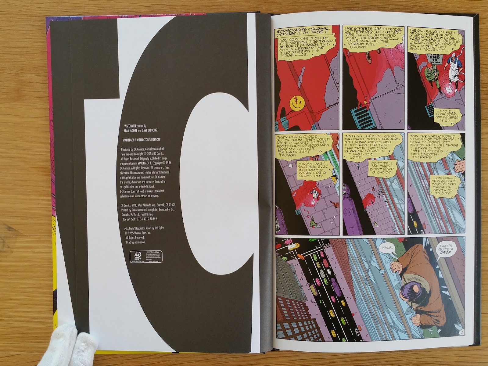 my absolute collection: Watchmen Collector's Edition Box Set