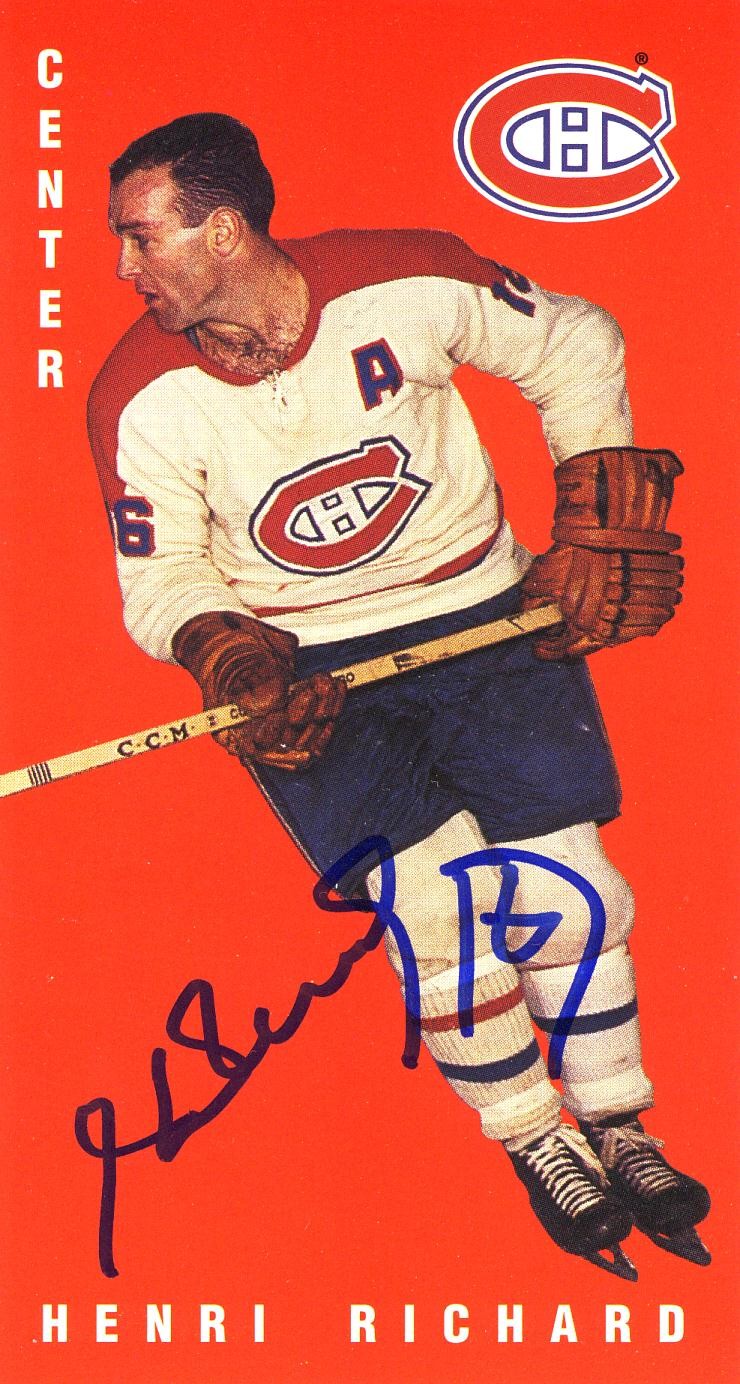 Just A Bit Offside: TTM Success - Henri Richard - The Pocket Rocket