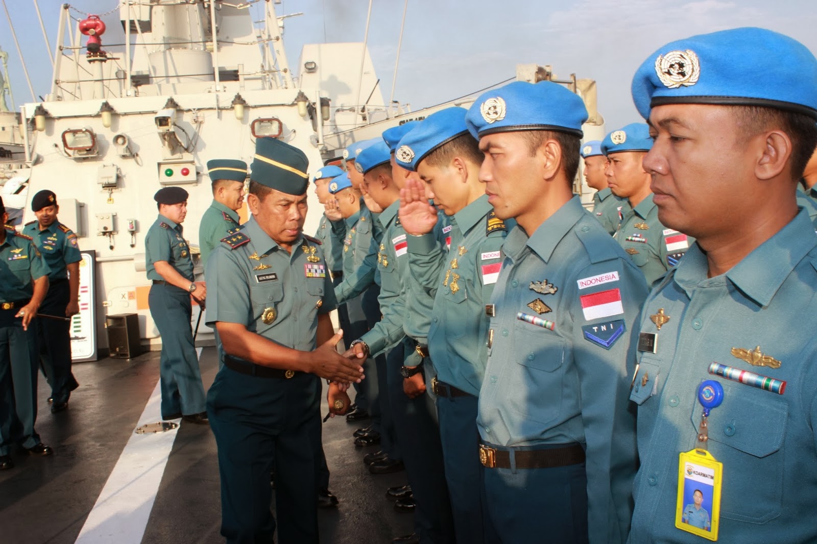 SATGAS MARITIM TNI KONGA XXVIII-F / KRI FRANS KAISIEPO - 368 : SATGAS ...