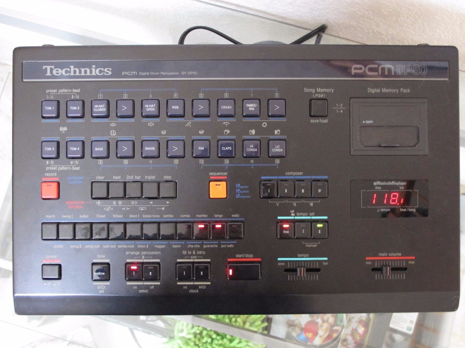 MATRIXSYNTH: Technics SY-DP50 Digital Drum Percussion Synthesizer ...