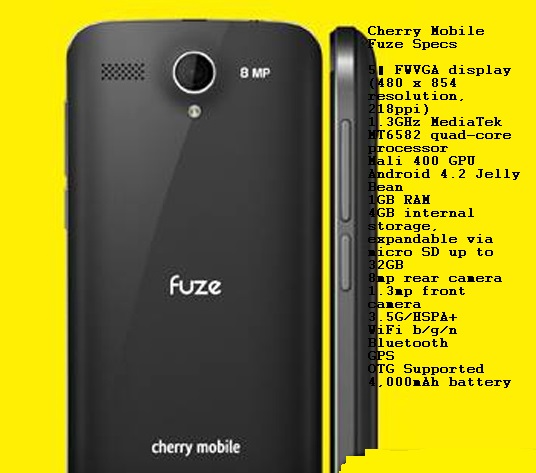 Cherry Mobile Fuze Q390 Tested Firmware Stock Rom