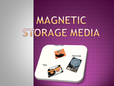 g9-S2-chapter1: Magnetic storage media