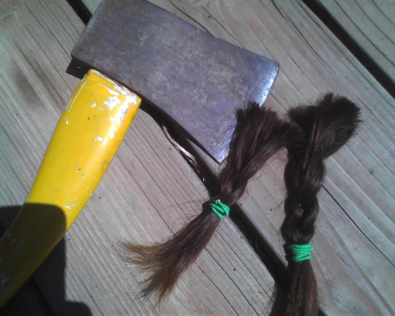 Hatchet Haircut - A Mountain Hearth