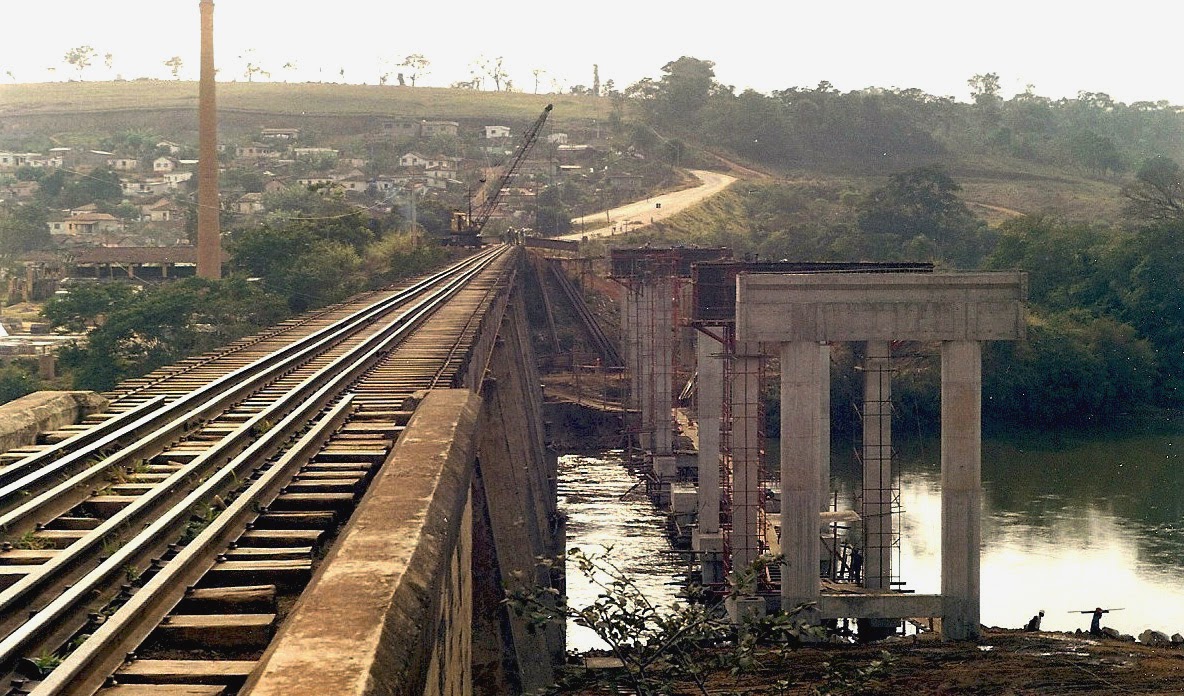 UMA VIAGEM PELOS TRILHOS DA CENTRO OESTE: Ponte ferroviária e ...