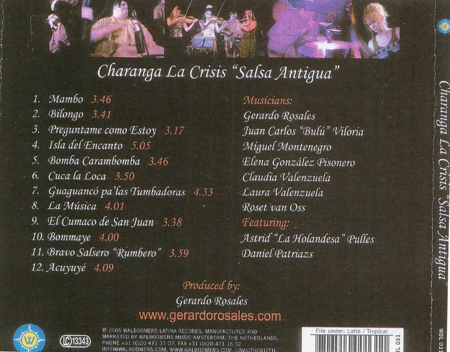 Charanga La Crisis - Antigua Salsa - (2005) rar. (45.79 MB) - !!HEY ...