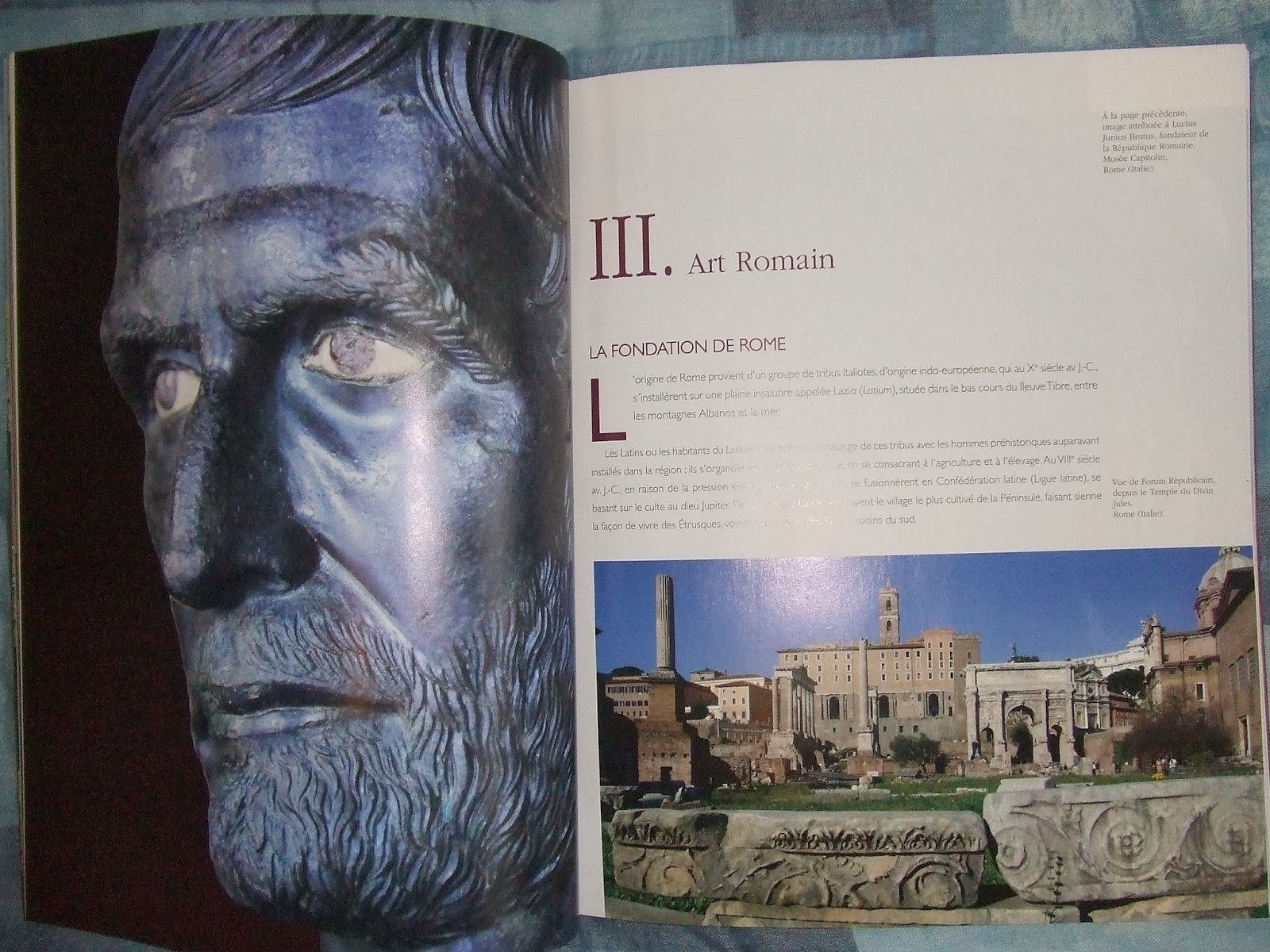 Livre un jour, lire tous les jours: Les Grands trésors de l'art - Rome