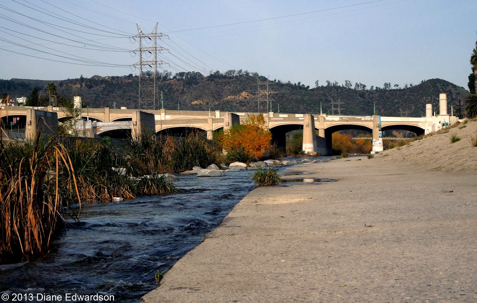Corralitas Red Car Property: LA River: Hyperion Bridge Construction ...