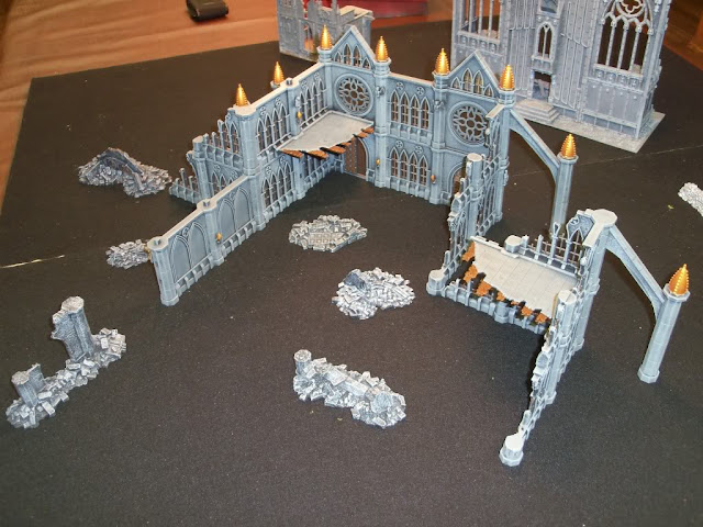 Adventures In Miniature Gaming: Painted Pegasus Hobbies Gothic City Terrain