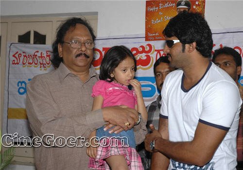 we love prabhas.. : krishnam raju his family photos