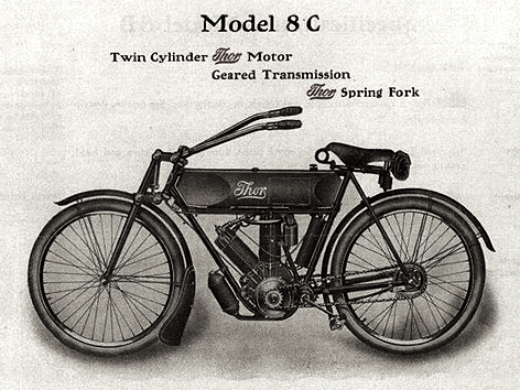 Picture Motorcycle: 1913 THOR 'BOARD TRACKER' UNEARTHED