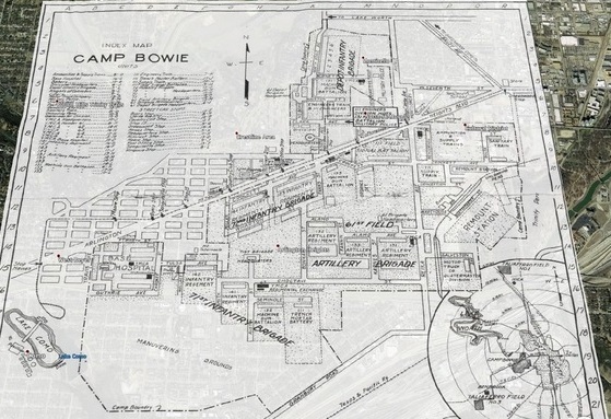 World War 1 Bases: Texas (updated 11/15/18)