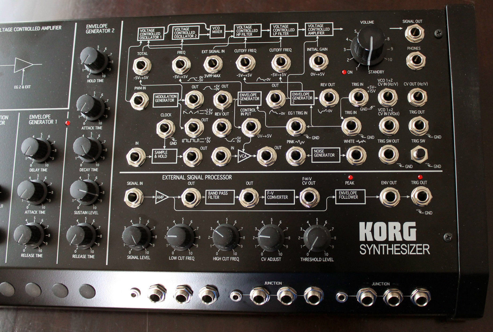 MATRIXSYNTH: Korg MS-20M + SQ1 Sequencer Kit SN 000137