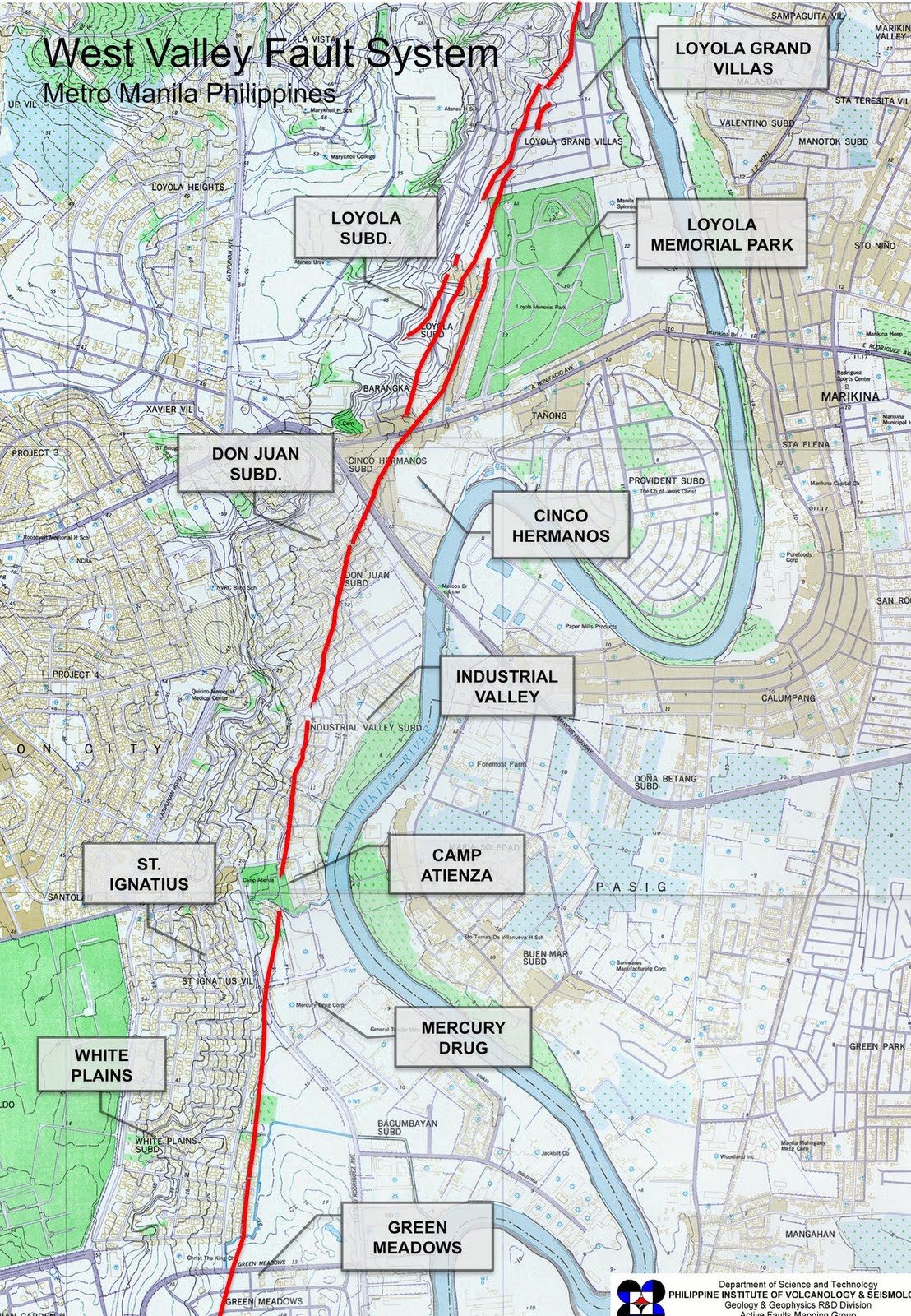 Rotary Club of Sto Domingo QC Philippines: West Valley Fault System: It ...