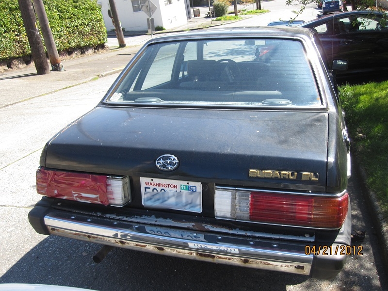 Seattle's Parked Cars: 1982 Subaru GL Sedan