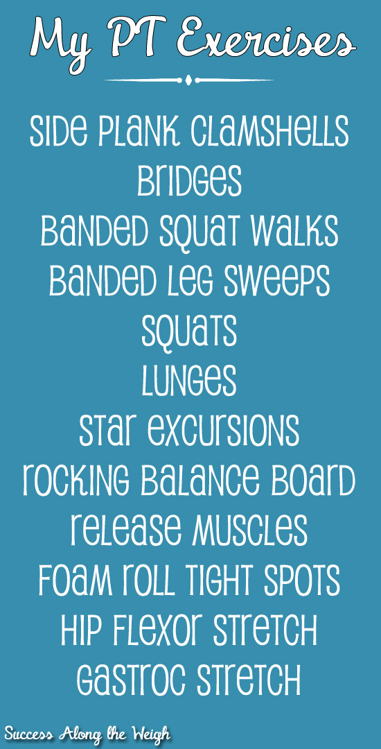 Success Along the Weigh: My Lower Body PT Exercise