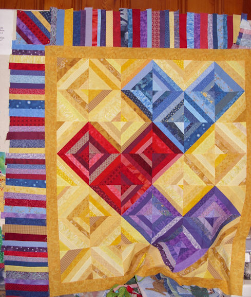 Elizabeth's Quilt Projects: String Border