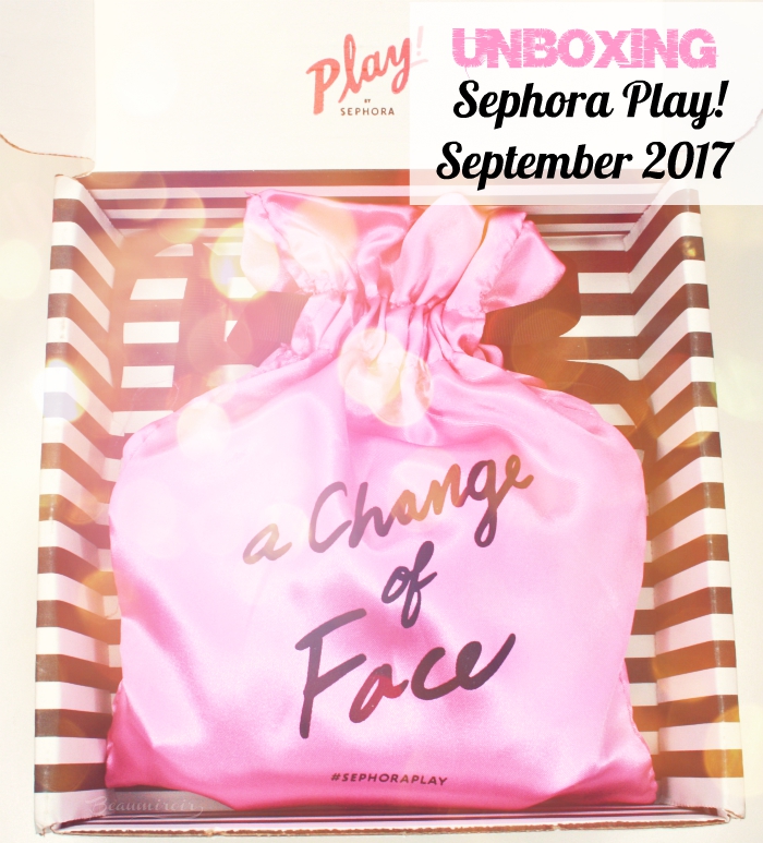 Unboxing: Sephora Play September 2017 - Beaumiroir