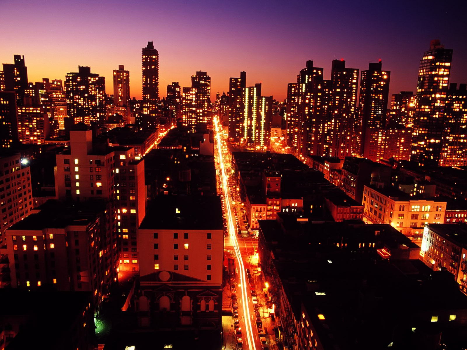 BANCO DE IMÁGENES GRATIS: Fotografías de ciudades con vista nocturna V ...