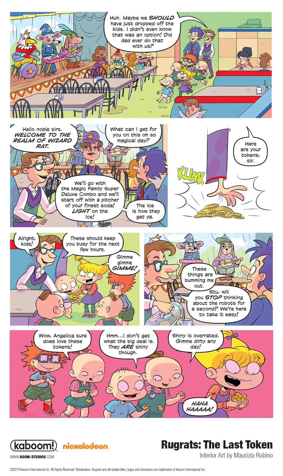 NickALive!: BOOM! Studios Unveils First Look at 'Rugrats: The Last Token'