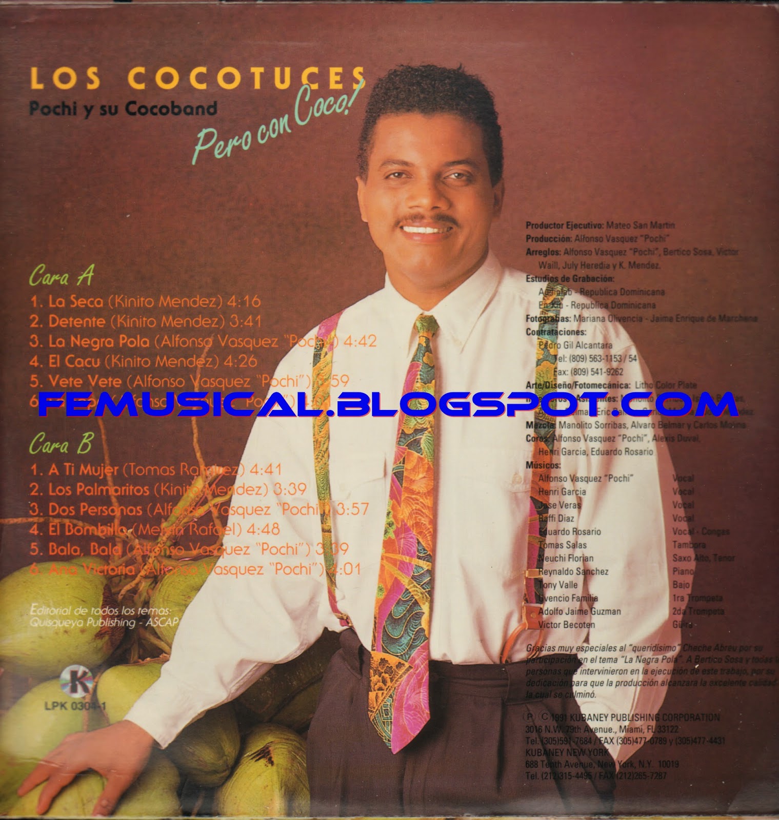 FEV MUSICAL: 1991 - Pochi & Su Cocoband - Los Cocotuces...Pero Con Coco ...