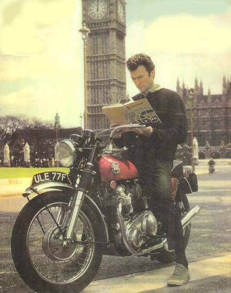 STRANGER BLOG: FAMOUS MEN ON MOTORCYCLES
