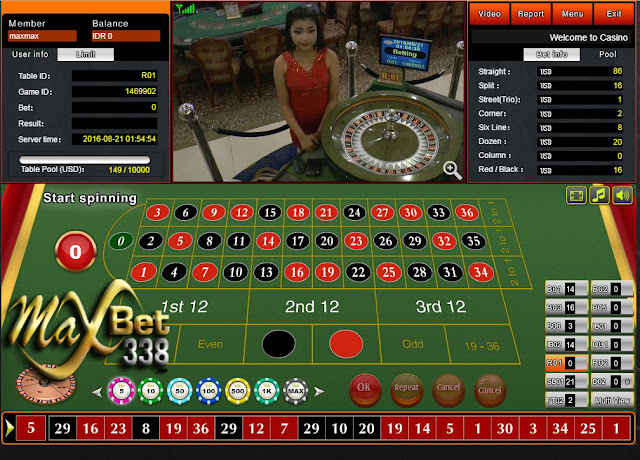 PANDUAN BERMAIN ROULETTE CROWN CASINO DI MAXBET338