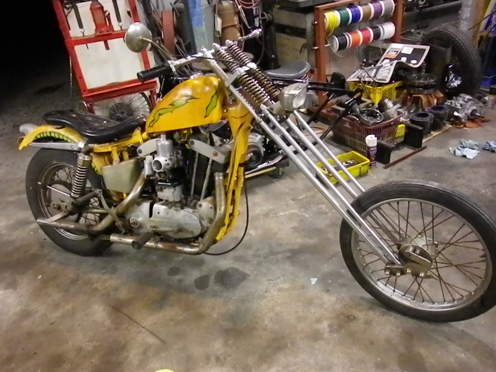 Grass Hopper Motor Cycle: 1964 XLCH Chopper!!!!!!