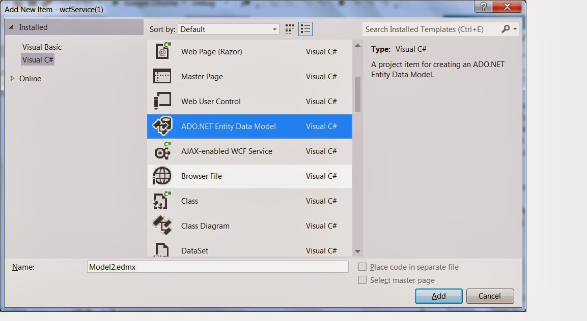 Insert ,update and delete in GridView using WCF Service in ASP.net ~ Dotnet in simpleway